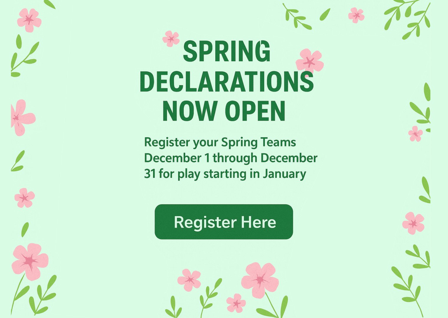 Spring Season Declarations OPEN | SFUYSA News